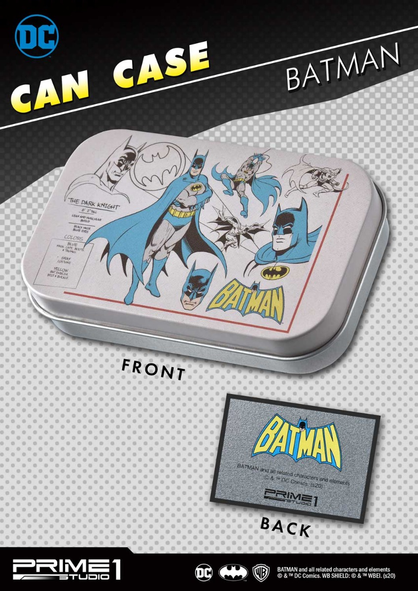 DC comics Vintage Batman Can Case | グッズ | プライム1スタジオ