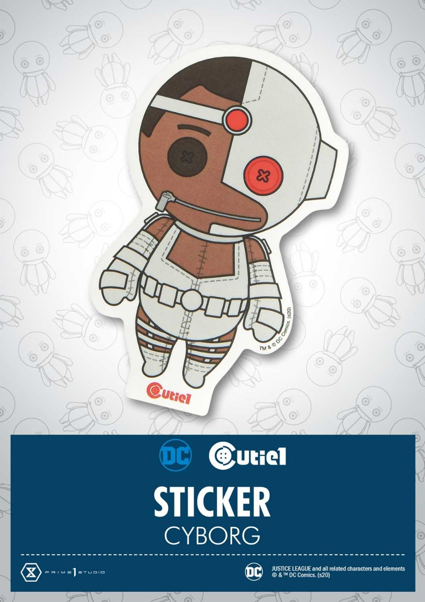 キューティ1 DC サイボーグ ステッカー | グッズ | プライム1スタジオ